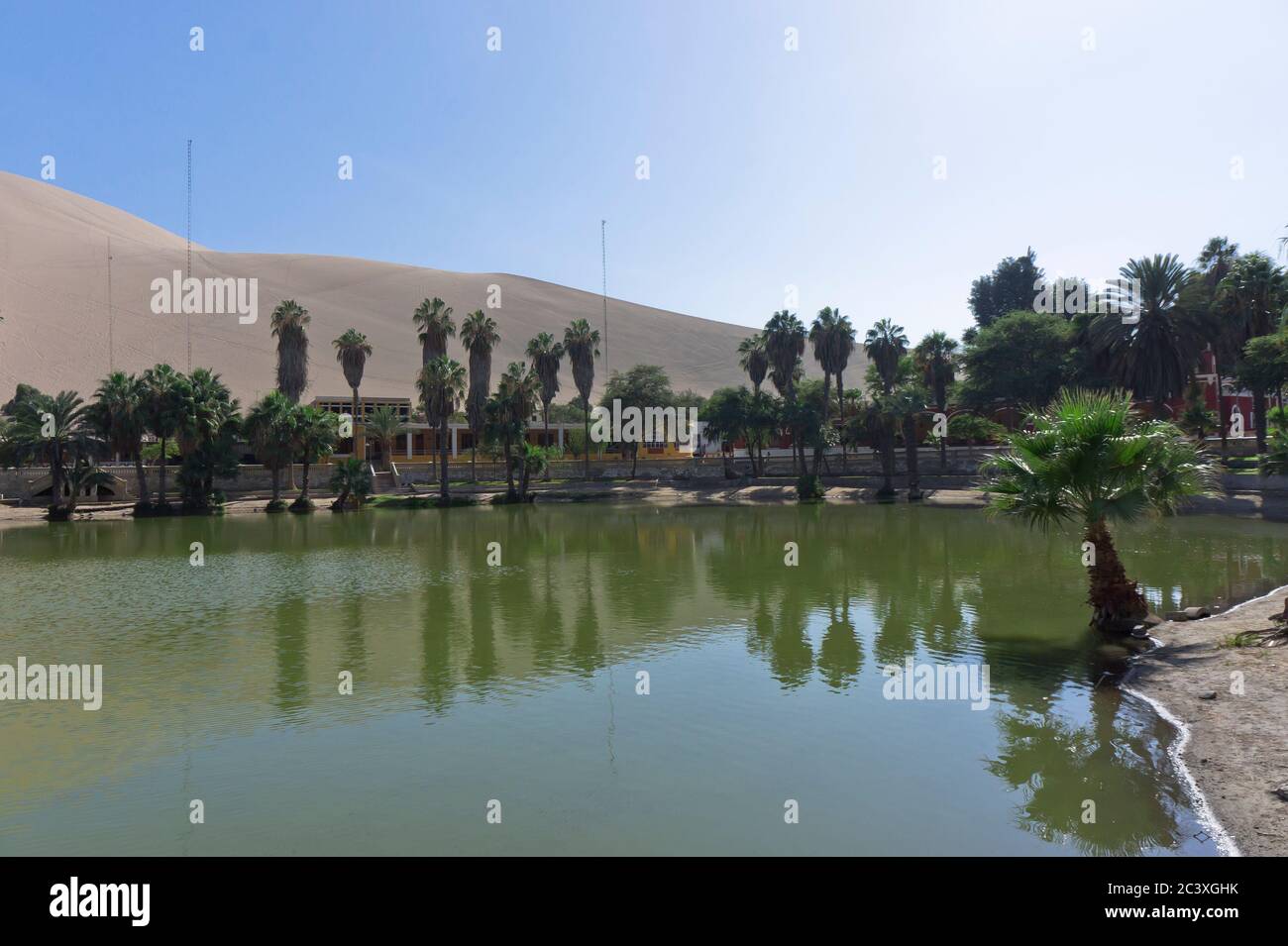 Huacachina, Desert Oasis, Ica, Peru Stock Photo - Alamy
