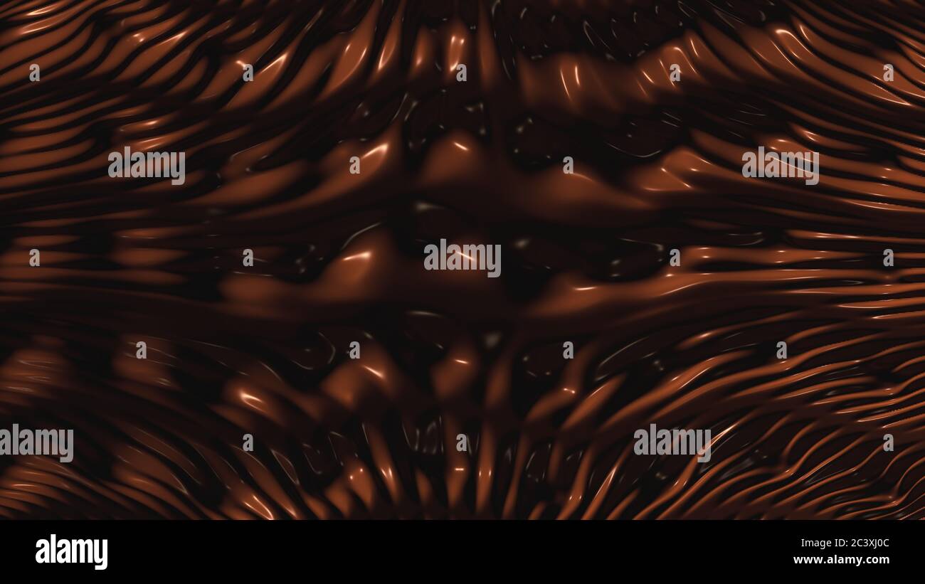 3d animation hot chocolate flow hi-res stock photography and images - Alamy
