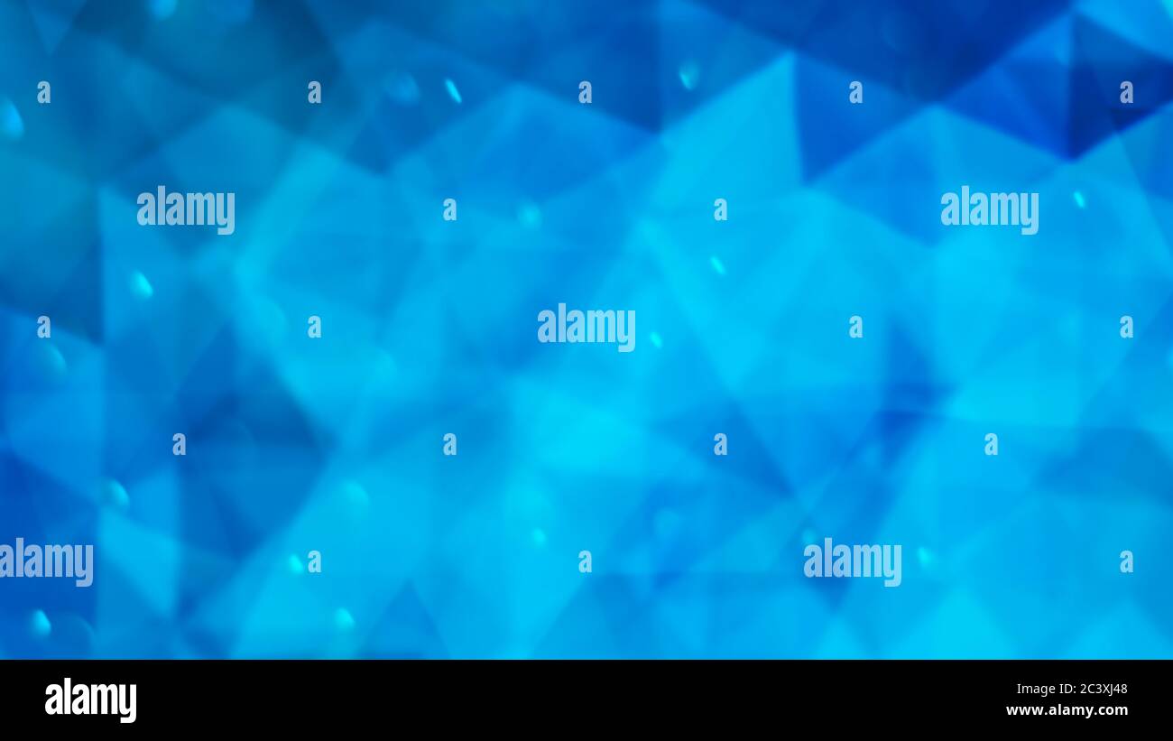 Simple Blue Rotating Triangles and Particles - Abstract Background ...