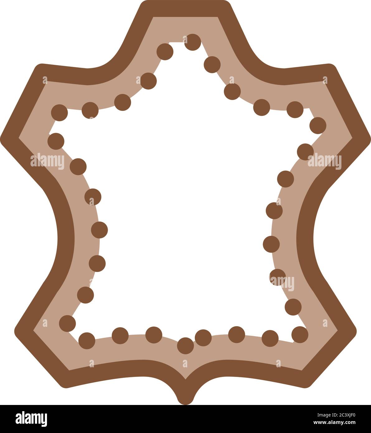 leather label icon vector outline illustration Stock Vector Image & Art ...