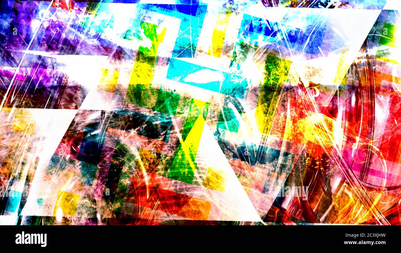 Extremely Detailed Abstract Rainbow Colored Moving Textures - Abstract ...