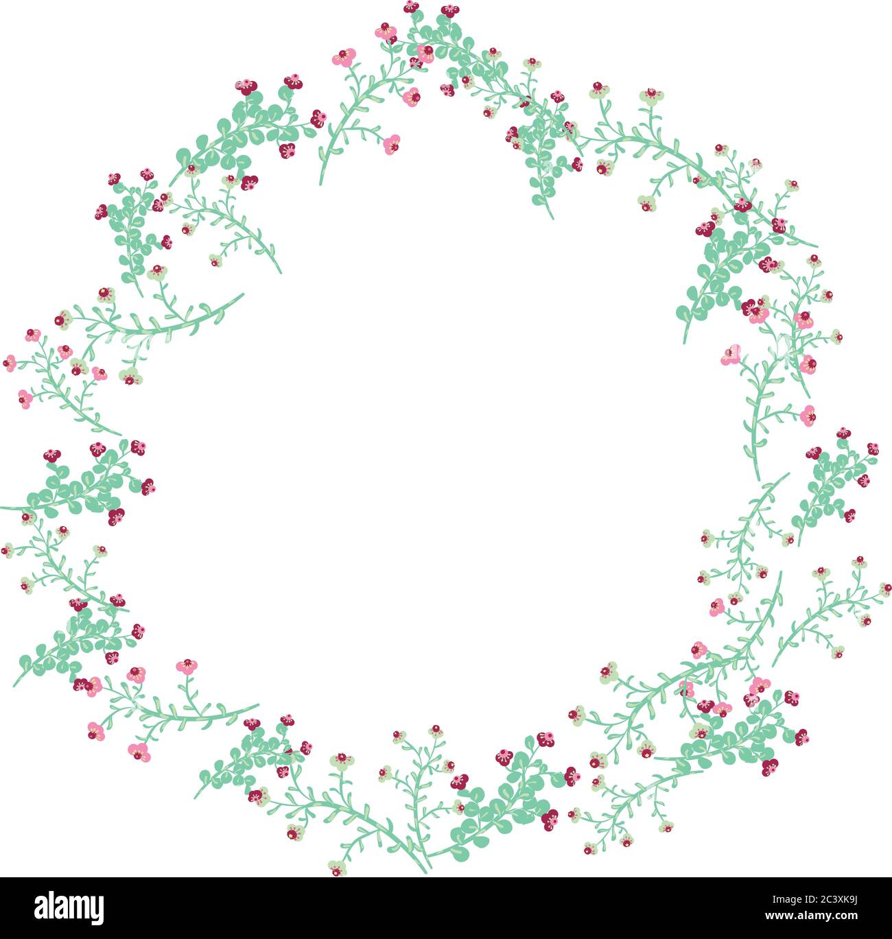 Floral Design Around Circle High Resolution Stock Photography and ...