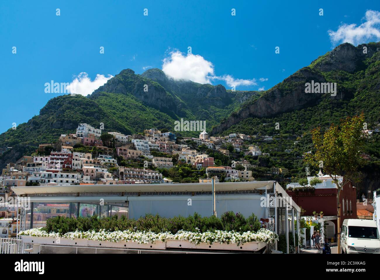 Traditional Colorful Italian Houses, steep Narrow Streets, Cliffside ...