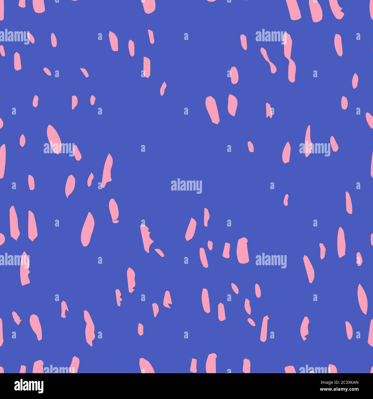 Hand Drawn Scattered Polka Dots Seamless Pattern Stock Vector Image ...
