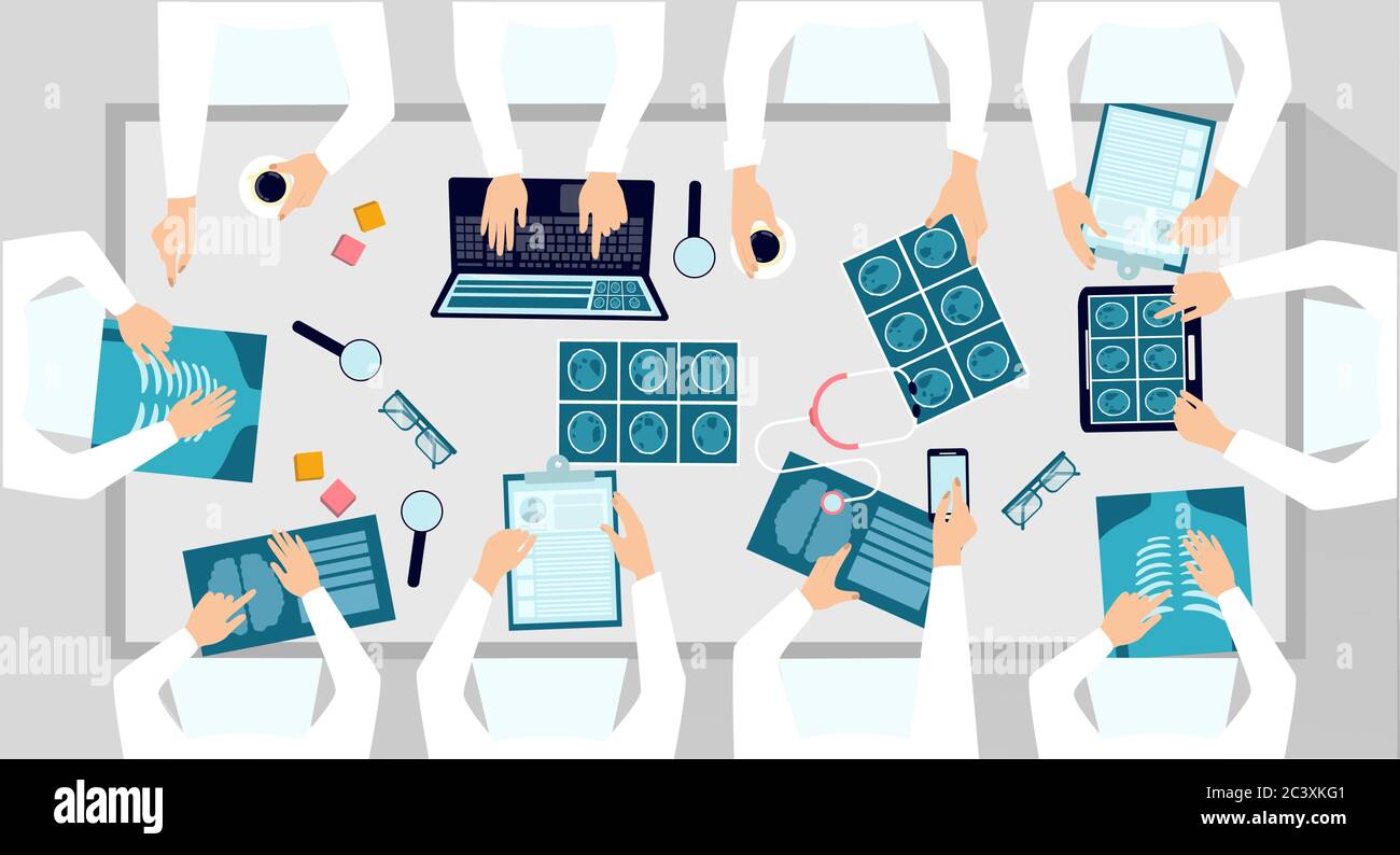 Training class medical staff Stock Vector Images - Alamy