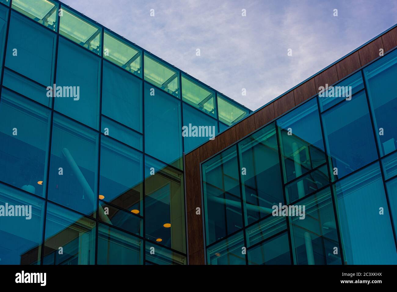 Glass facade of a high rise office building Stock Photo - Alamy