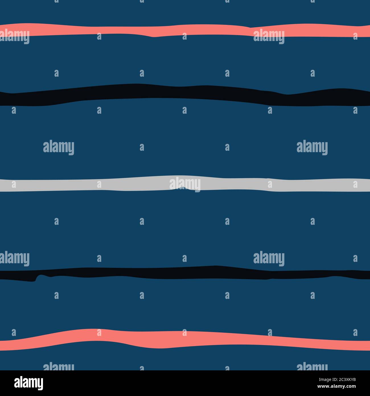 Vector pattern with colorful handrawn horizonal stripes Stock Vector ...