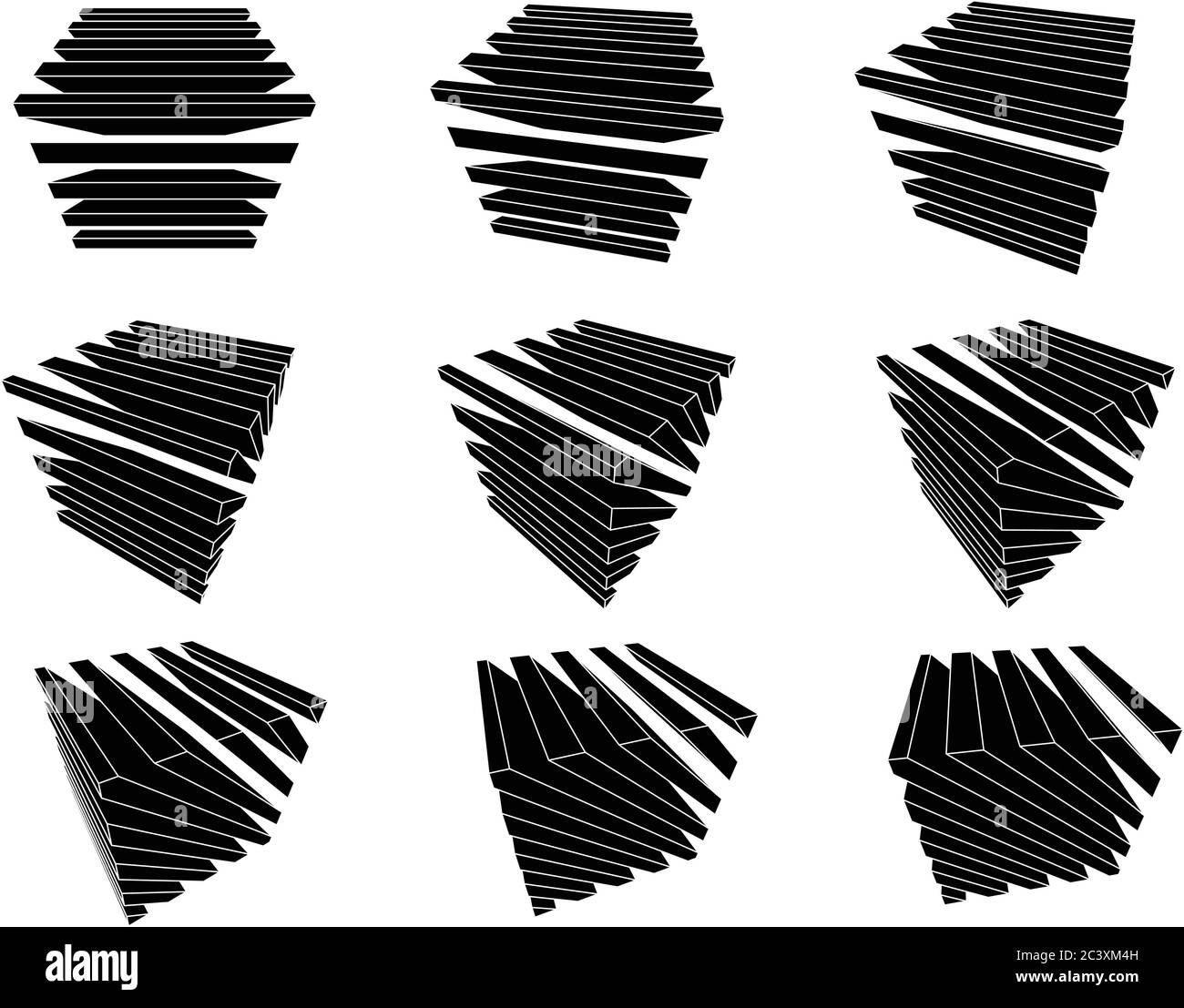 Rotation cube Cut Out Stock Images & Pictures - Alamy