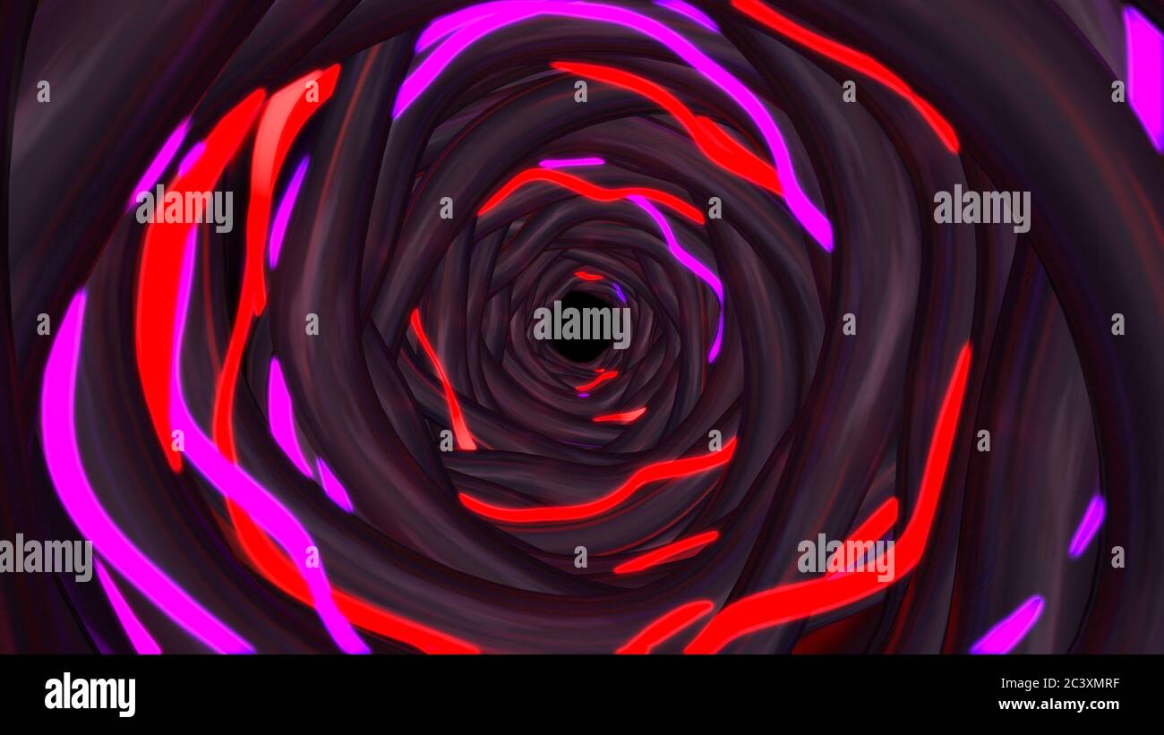 Dark evil endless tunnel abstract hi-res stock photography and images ...