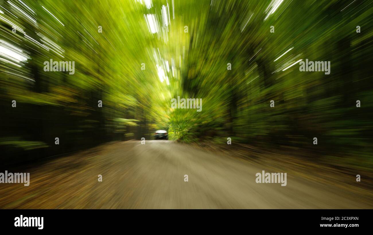 Car with zoom effect hi-res stock photography and images - Alamy