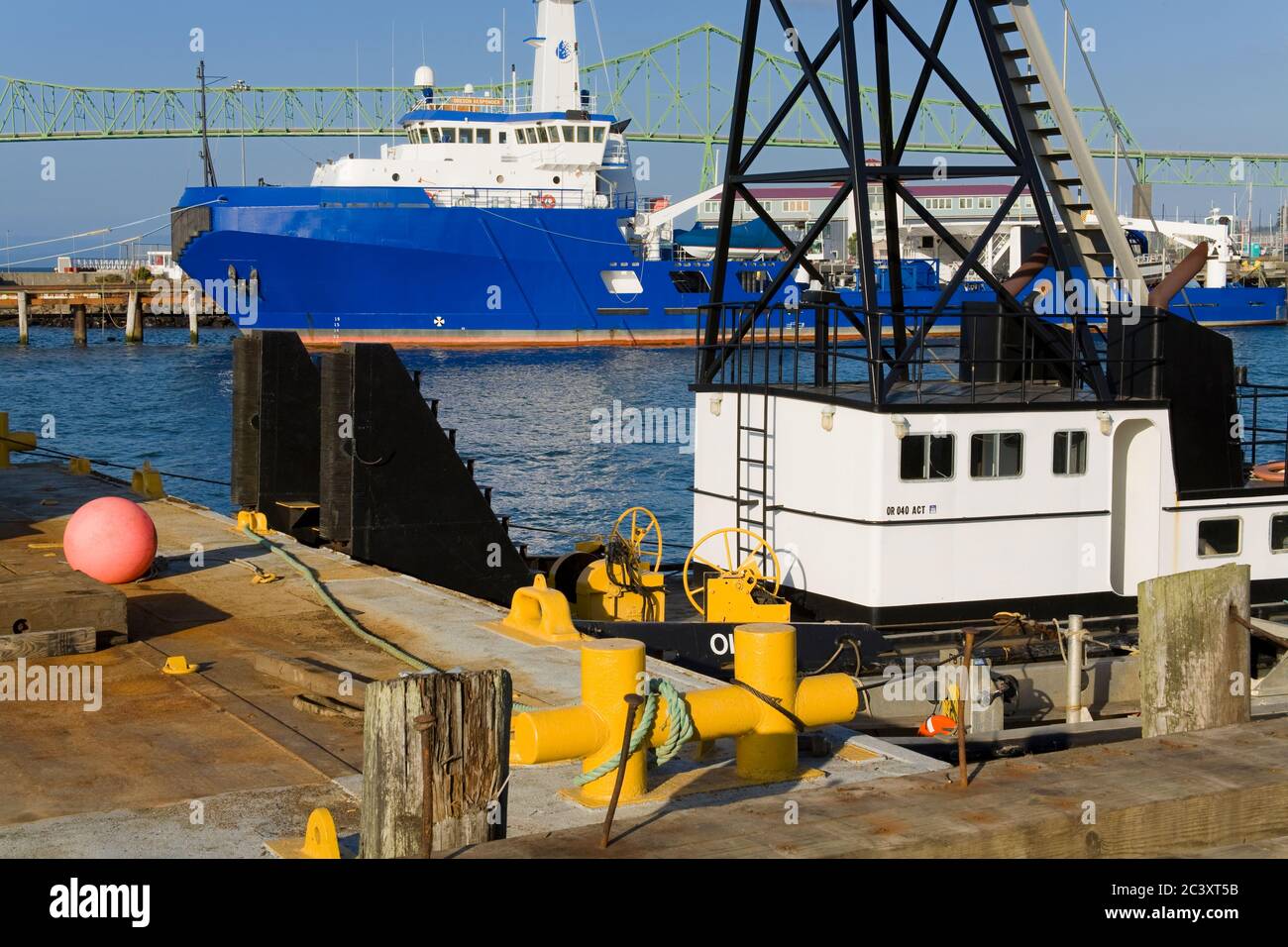 Commercial port of Astoria Stock Photo - Alamy