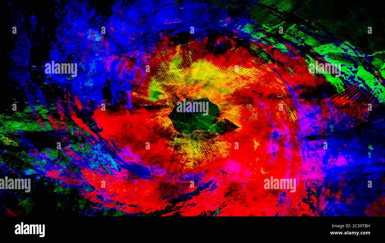 Dark trippy rotating hurricane cyclonic hi-res stock photography and ...
