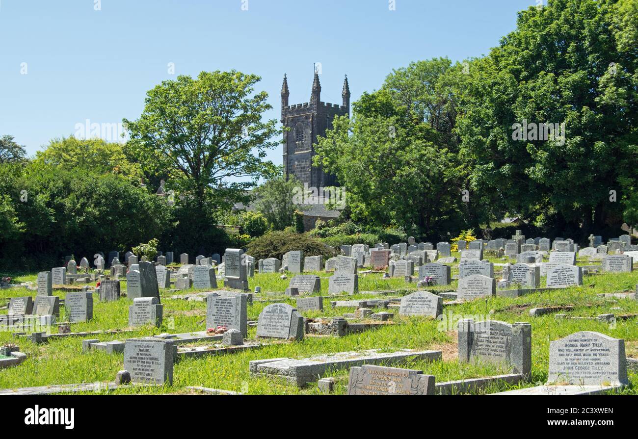 St Paul's Church, Ludgvan, Cornwall UK Stock Photo - Alamy