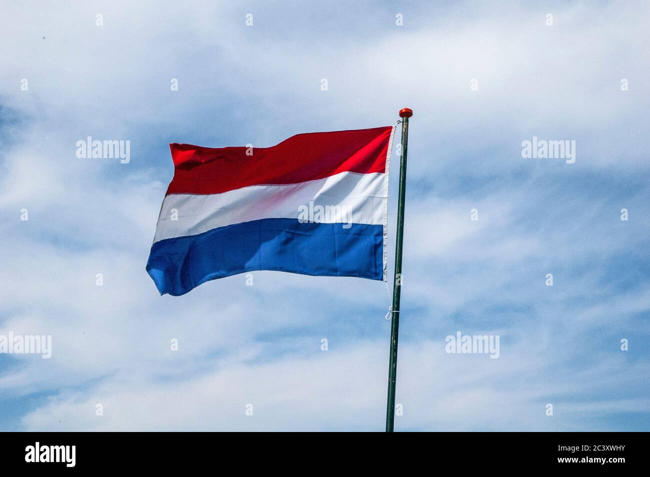 Netherlands flag in Amsterdam Stock Photo - Alamy