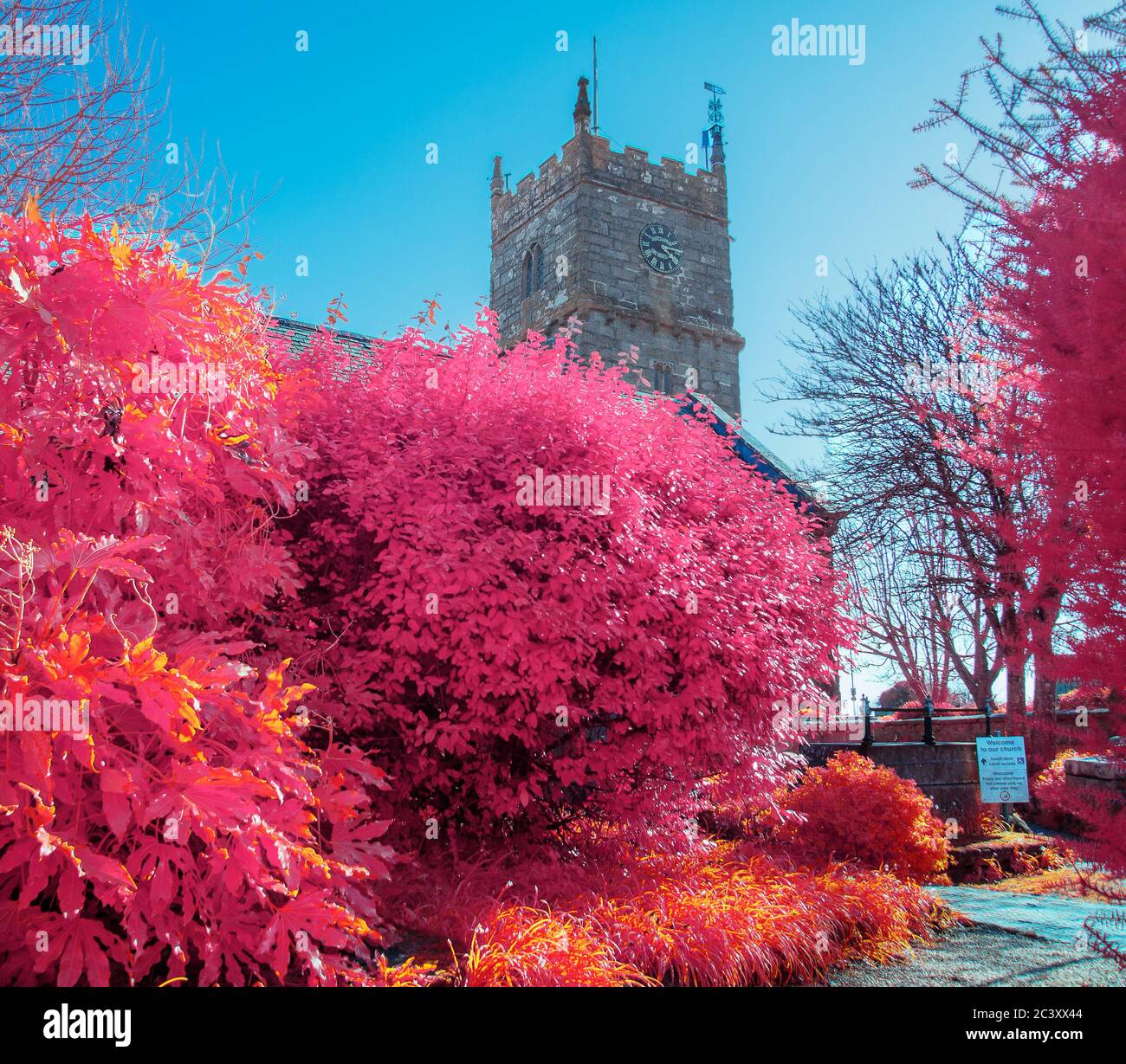 The Church at Madron, Cornwall UK Stock Photo - Alamy