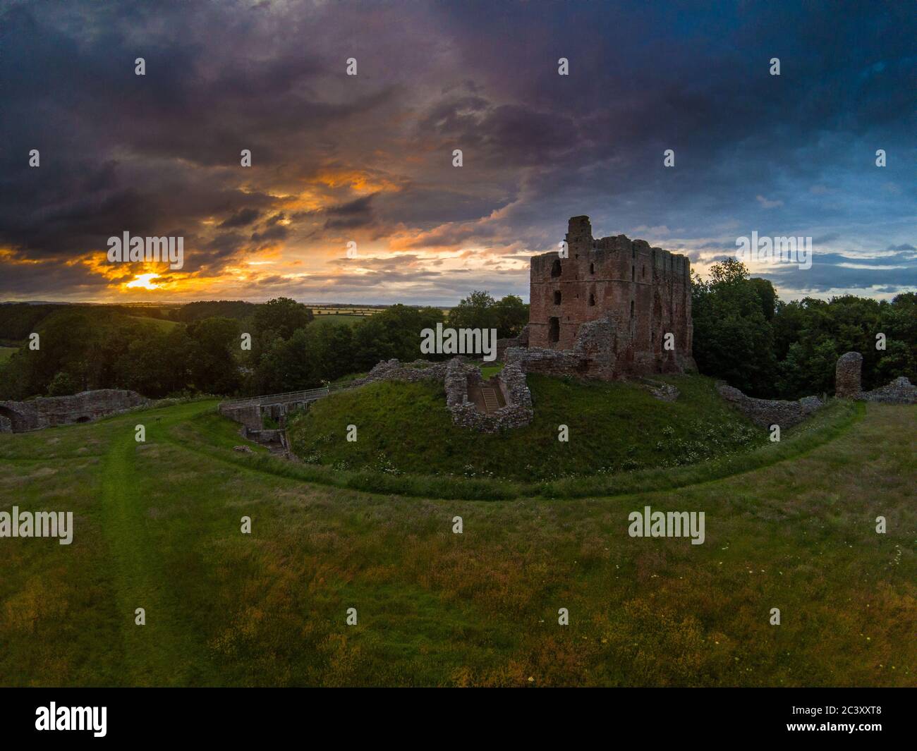 Norham Castle one of the most important of the Border castles was built ...