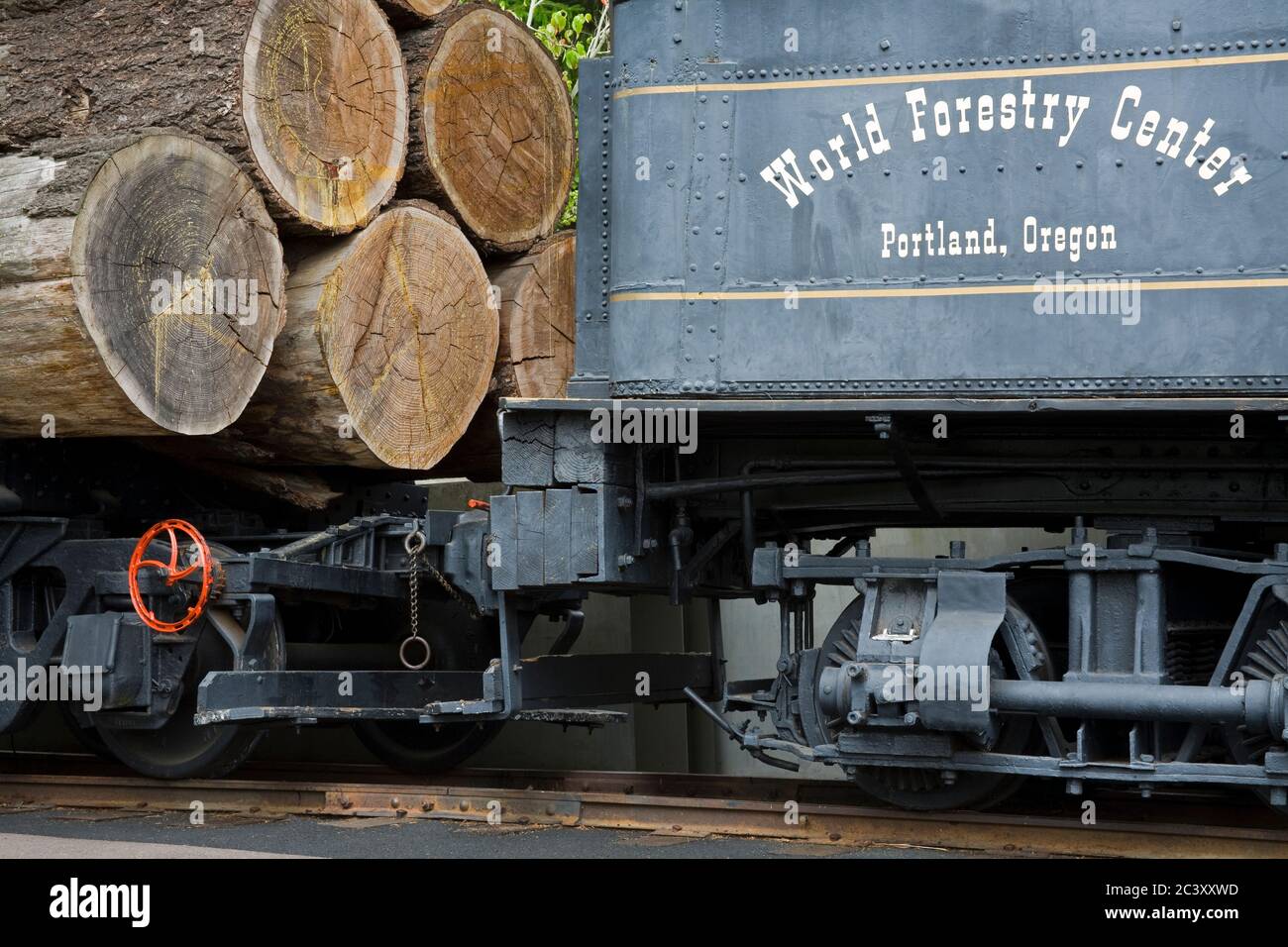 Locomotive "Peggy" at the World Forestry Center-Discovery Museum in ...