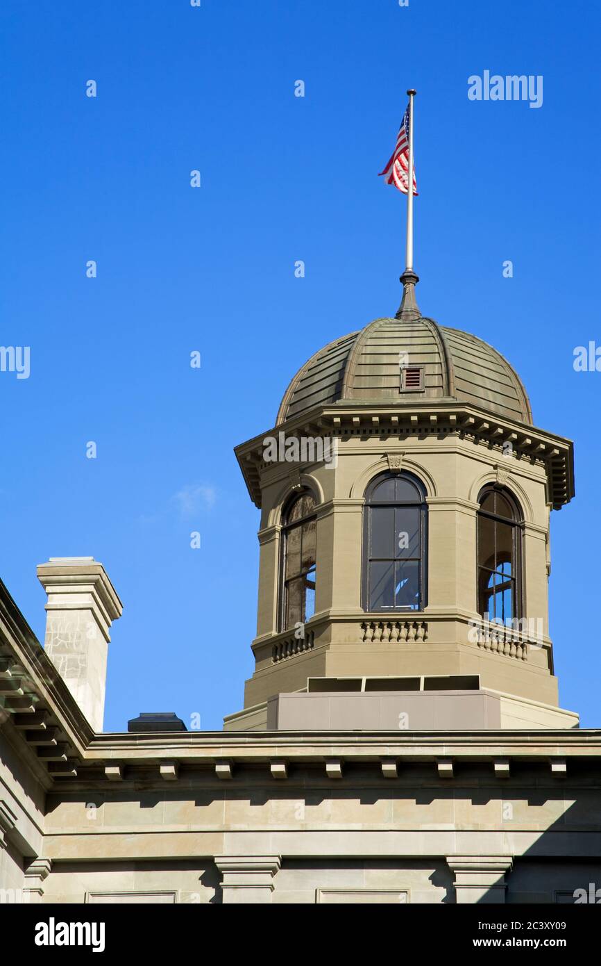 Dome of The Pioneer Courthouse (Court of Appeals) in the Downtown ...