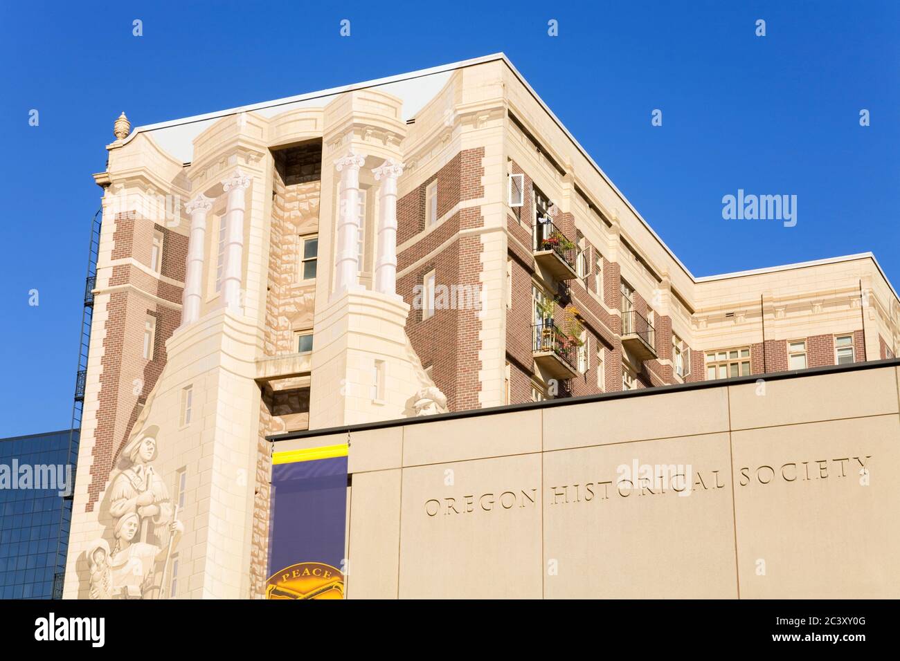 Oregon Historical Society Museum in Portland, Oregon, USA ( Trompe l ...