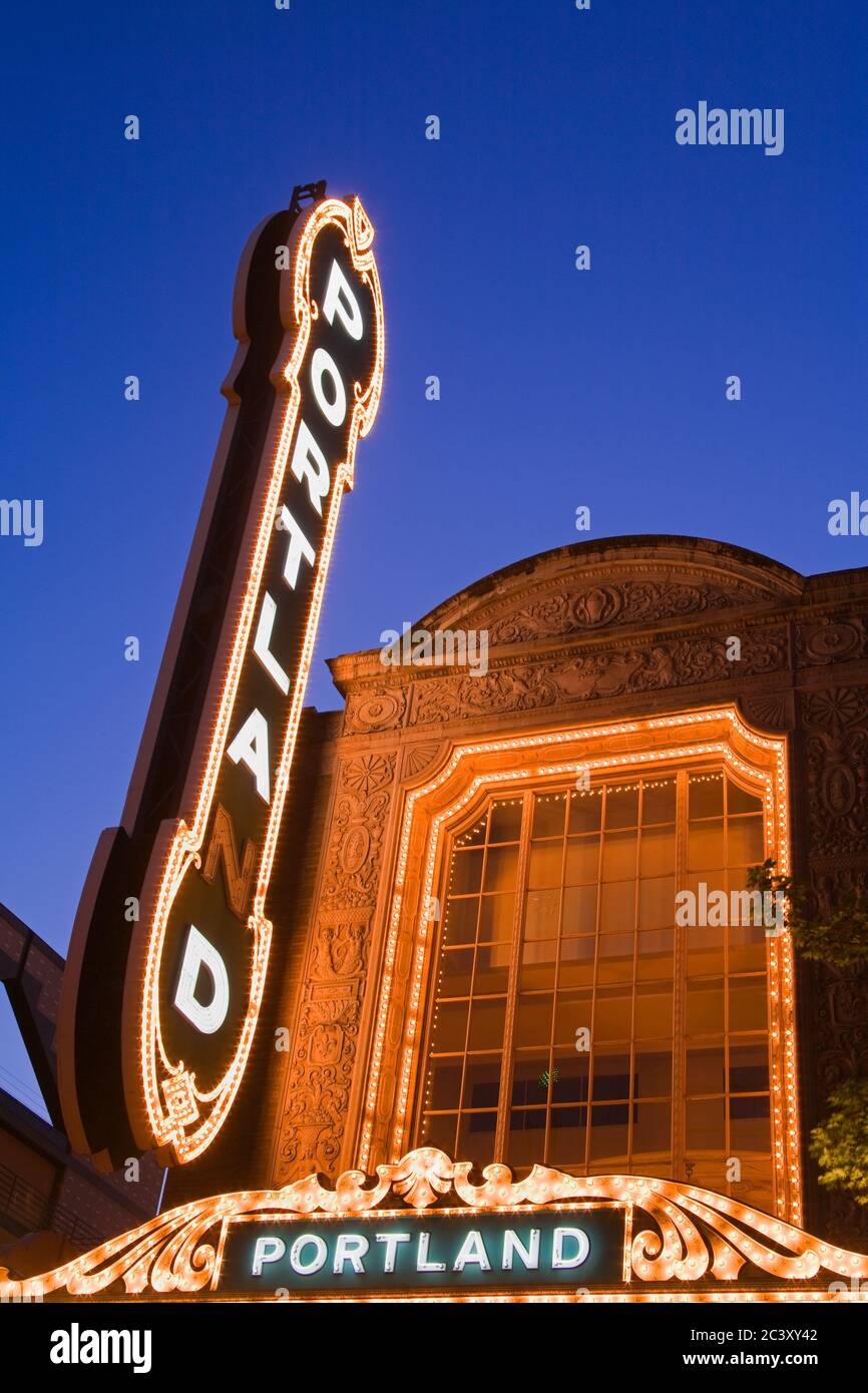 Arlene Schnitzer Concert Hall in Portland, Oregon, USA Stock Photo - Alamy