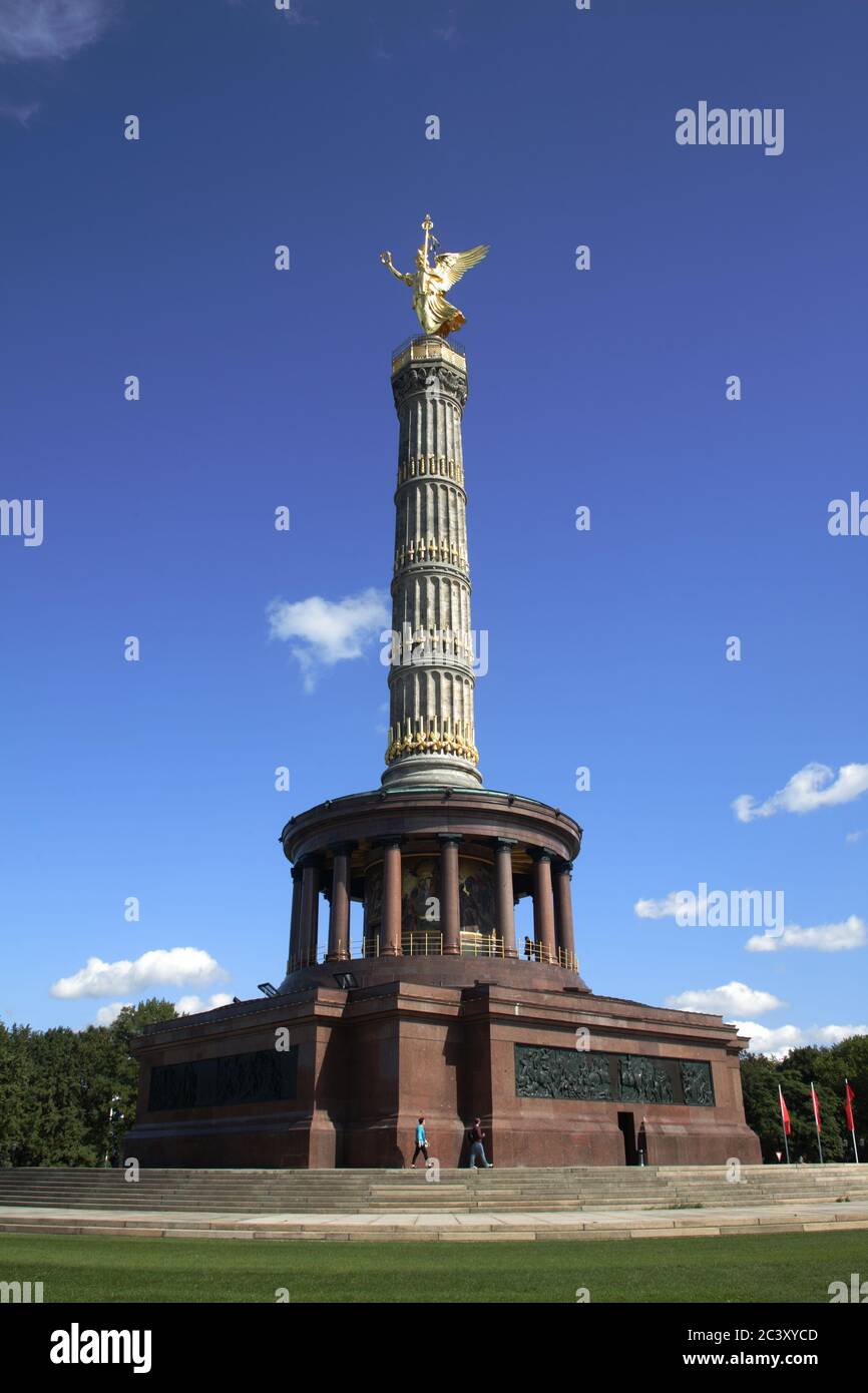 Berlin victory statue aerial hi-res stock photography and images - Alamy