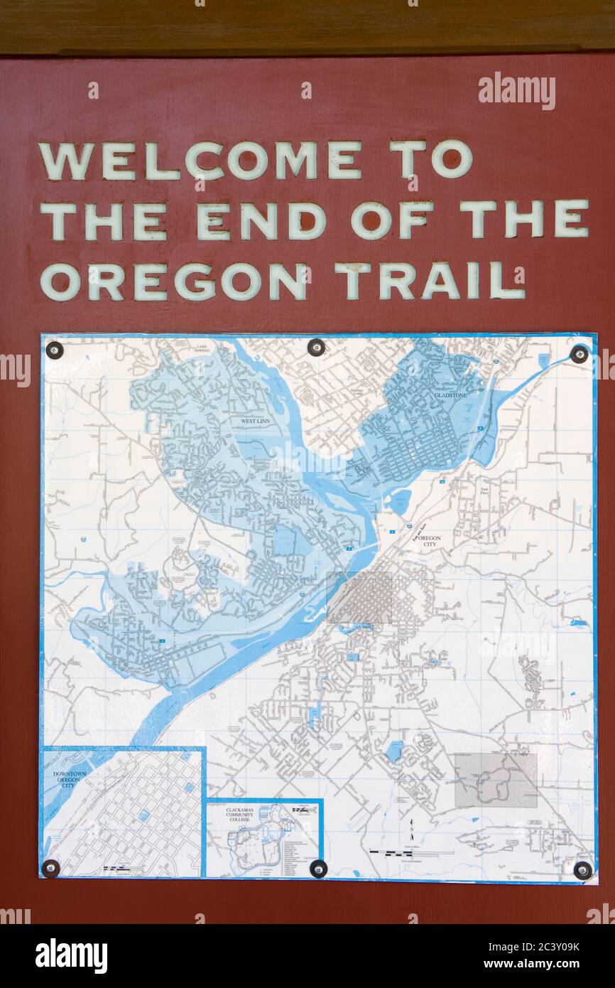 End of the trail interpretive center hi-res stock photography and ...