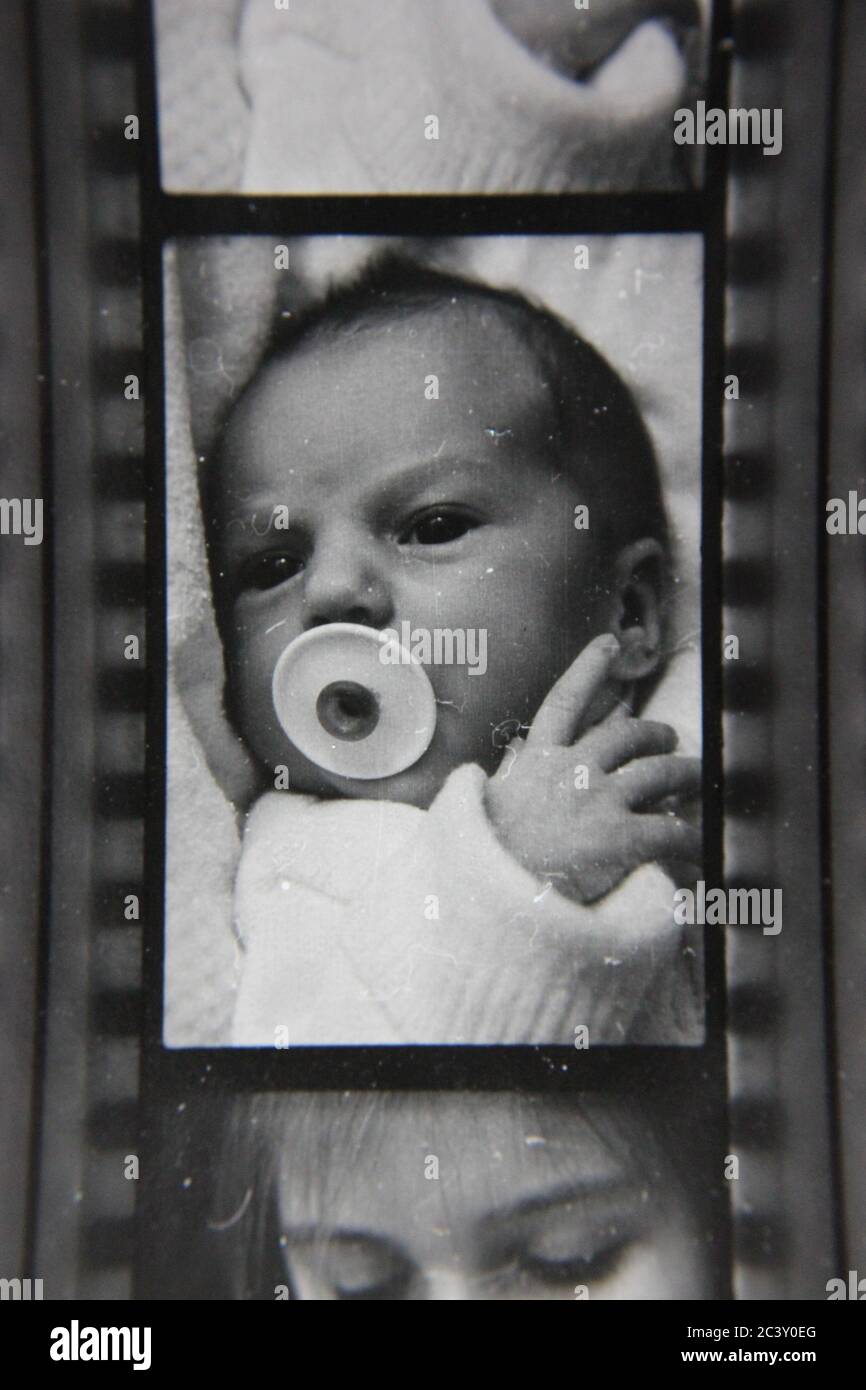 Newborn girl 70's hi-res stock photography and images - Alamy