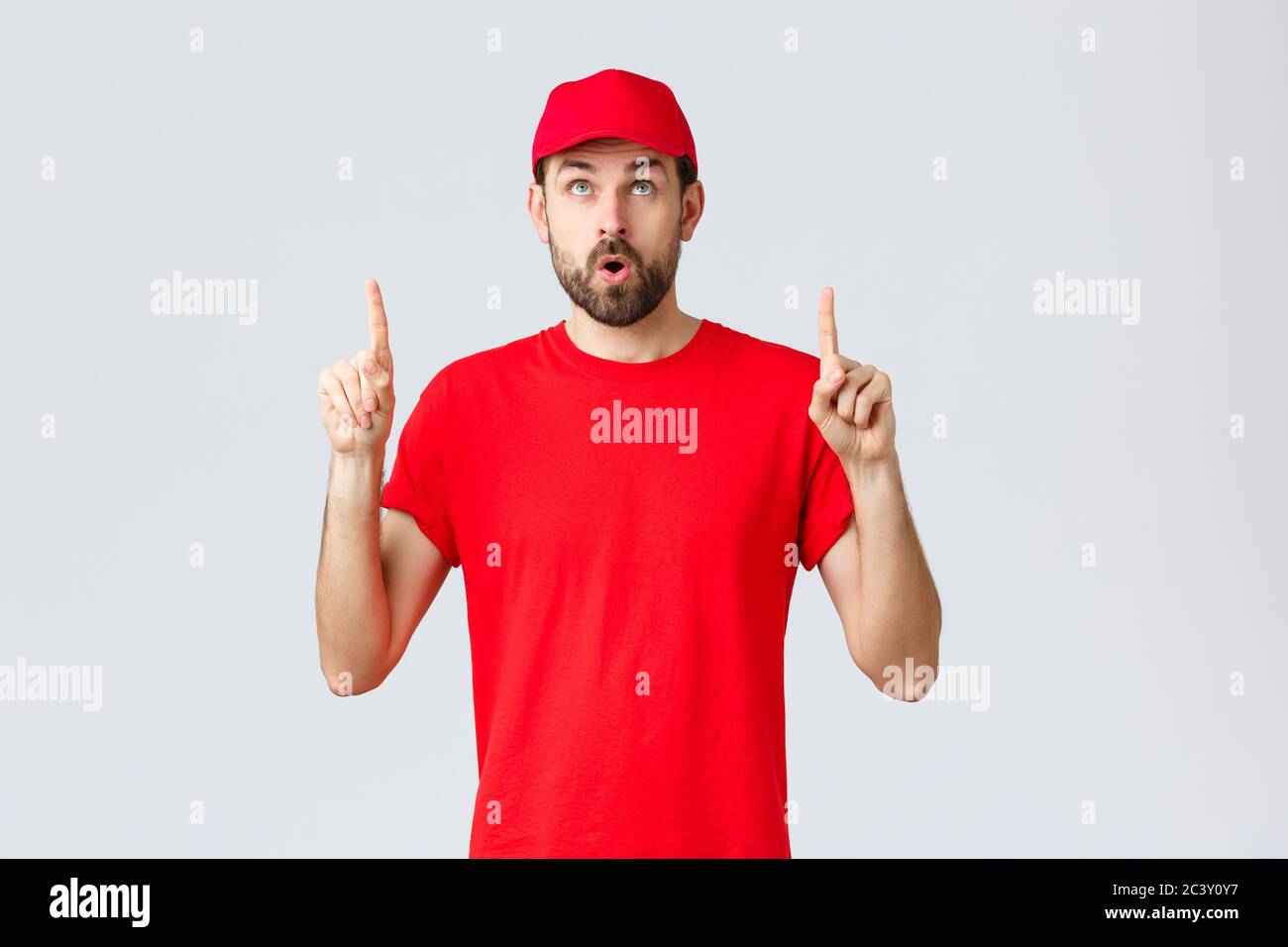 Online shopping, delivery during quarantine and takeaway concept ...