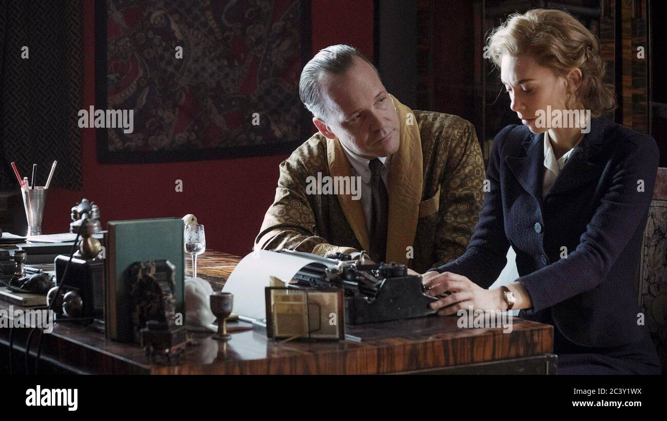MR. JONES, from left: Peter Sarsgaard as Walter Duranty, Vanessa Kirby, 2019. © Samuel Goldwyn ...