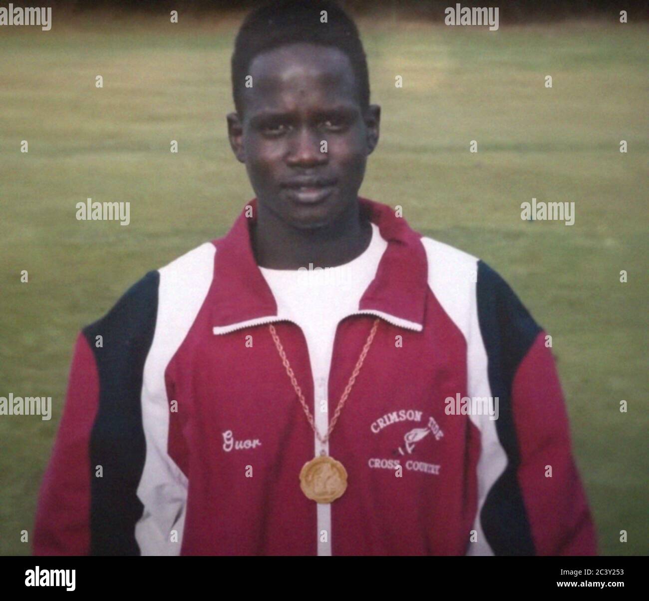 RUNNER, South Sudanese marathoner Guor Marial (aka Guor Mading Maker ...