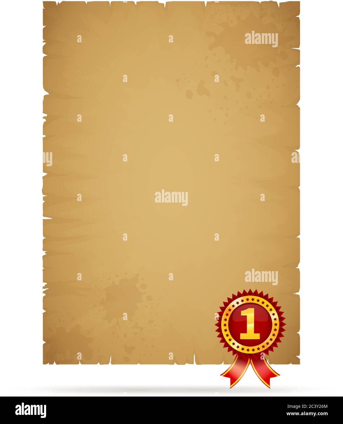 Vintage paper frame ribbon Stock Vector Images - Alamy