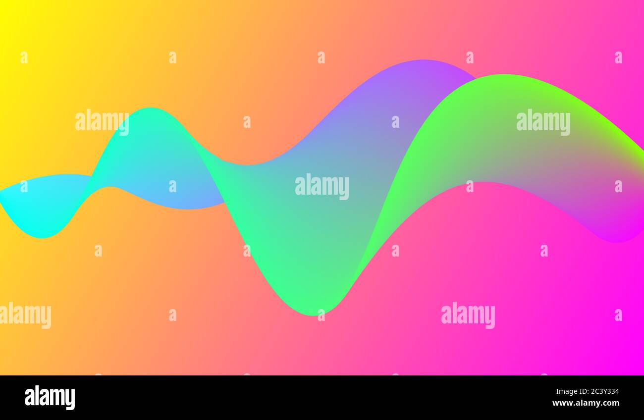 colorful wavy lines background. blending gradient colors wallpaper ...