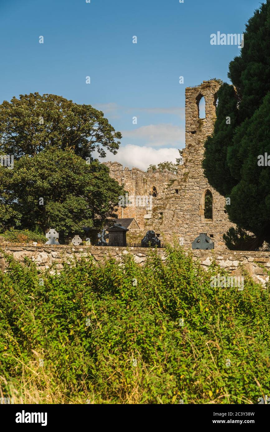 Church and cemetery at Dowth Ireland Stock Photo - Alamy