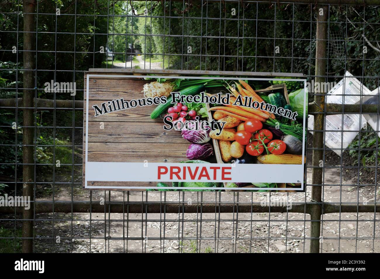 Millhouses Freehold Allotment Society, Private Gateway, Sheffield ...