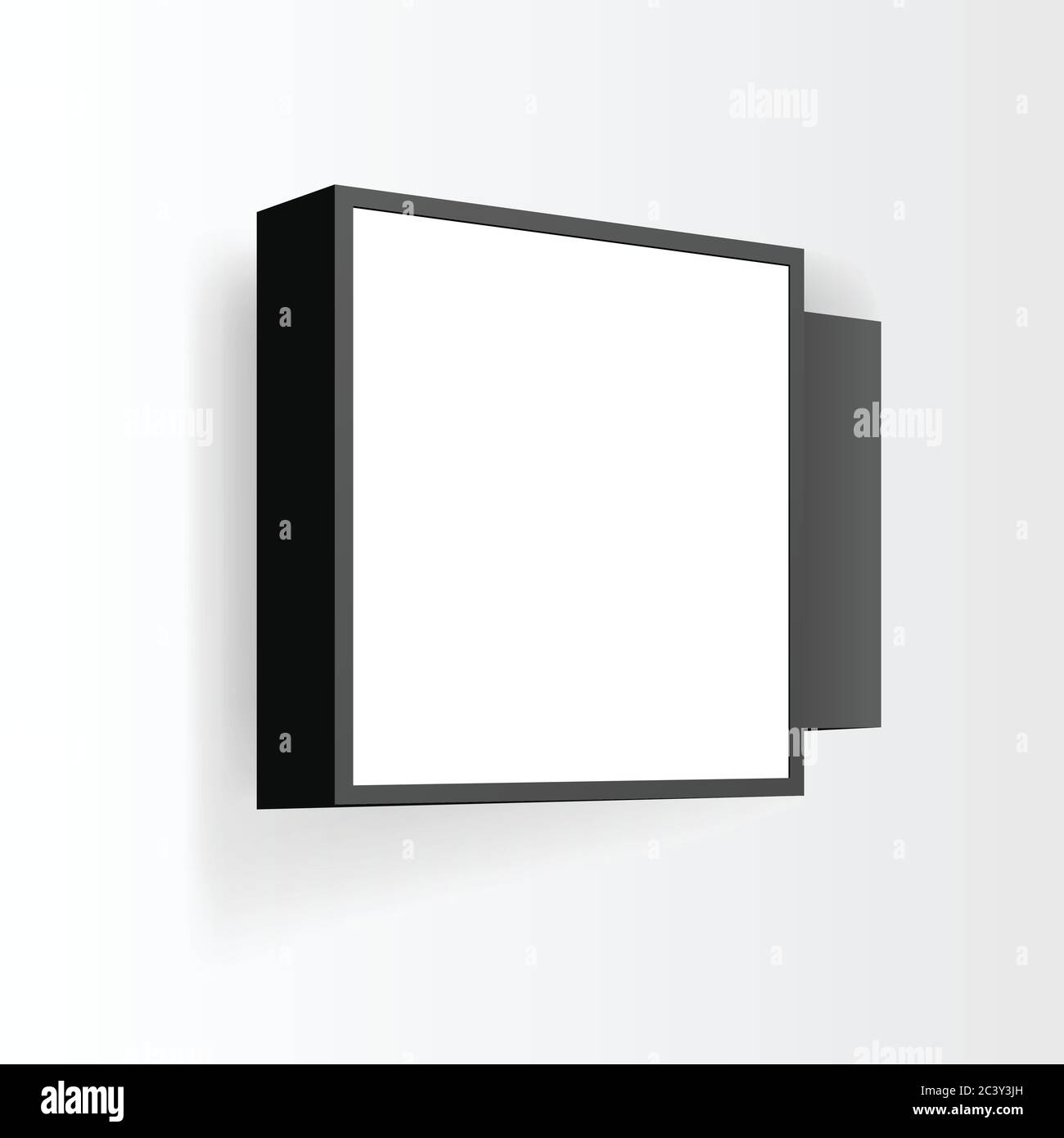 Mockup store blank street Stock Vector Images - Alamy