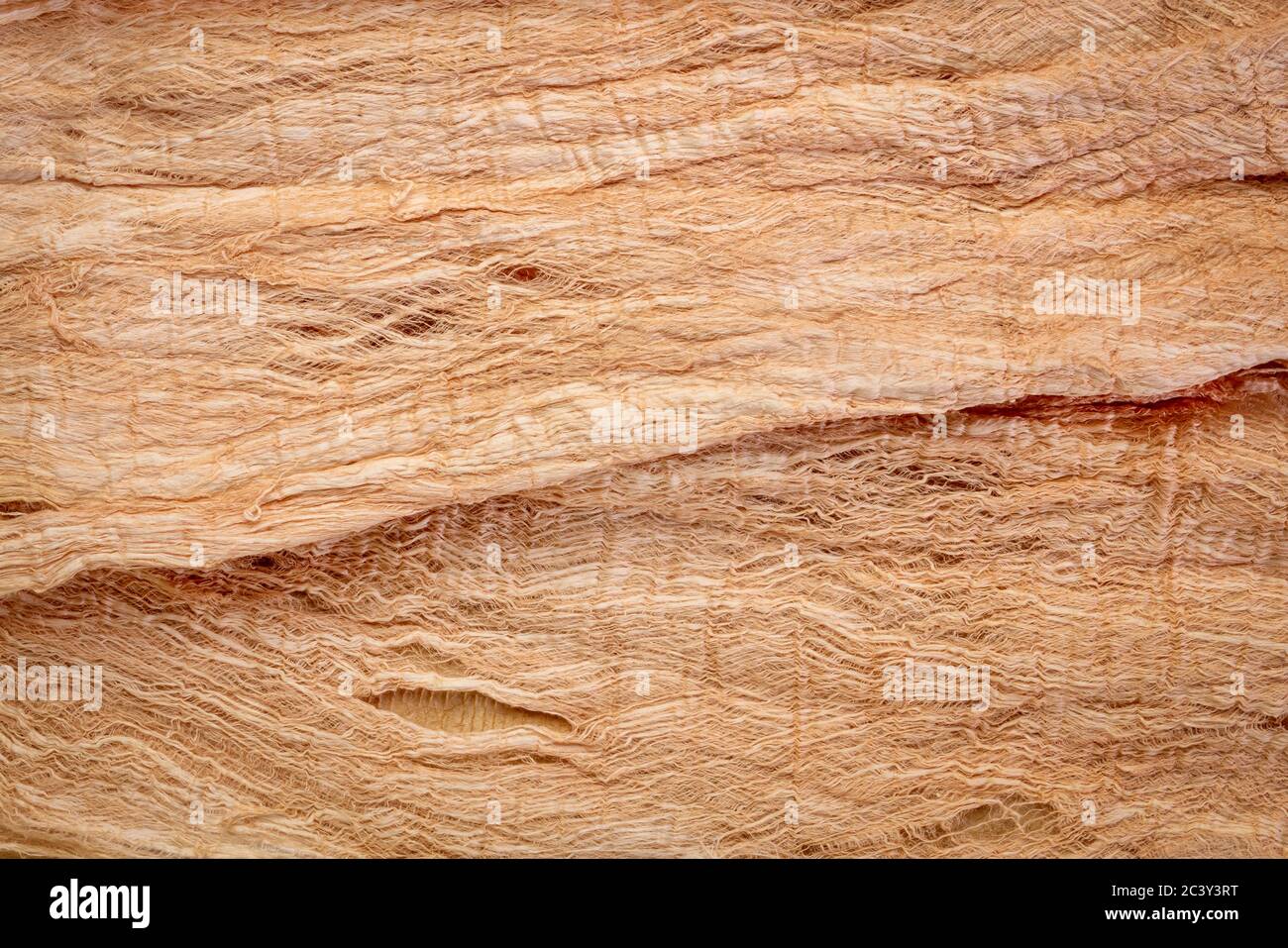 raw, natural mulberry paper handmade in Thailand - background and ...