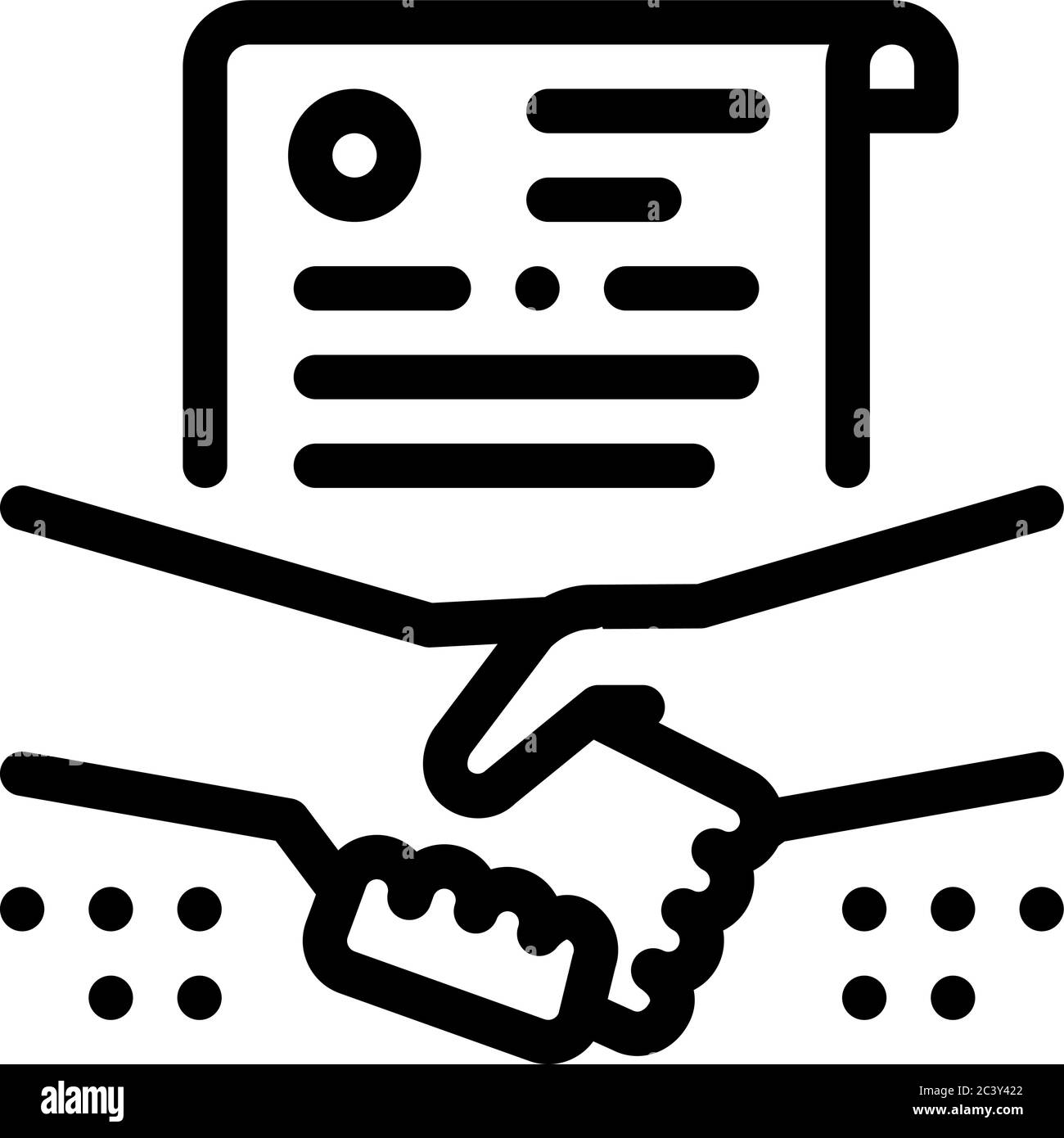 Employee contract Black and White Stock Photos & Images - Alamy