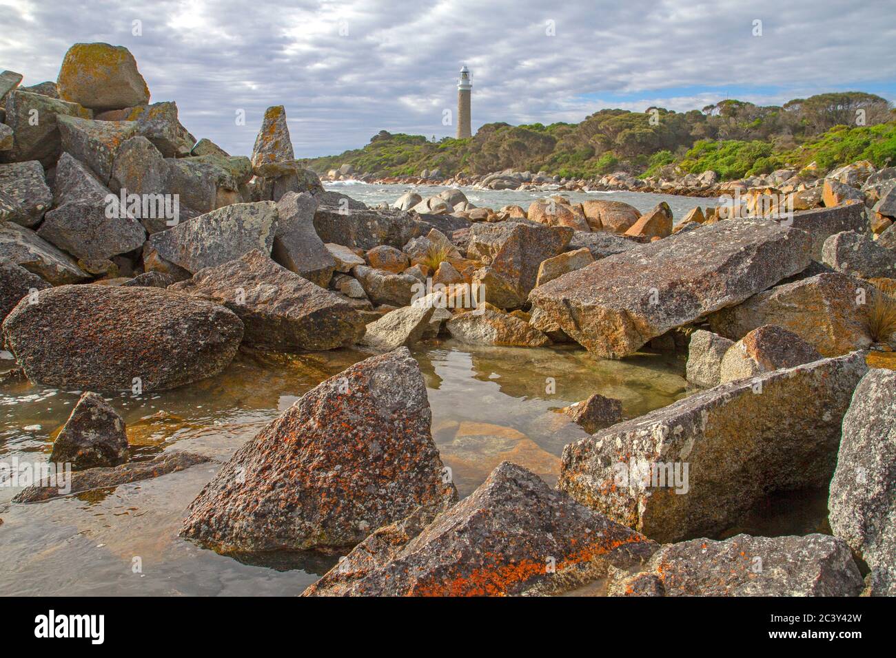 Lighthouse at eddystone point hi-res stock photography and images - Alamy