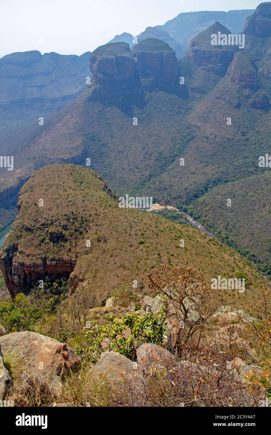The Three Rondavels at Blyde River Canyon Stock Photo - Alamy