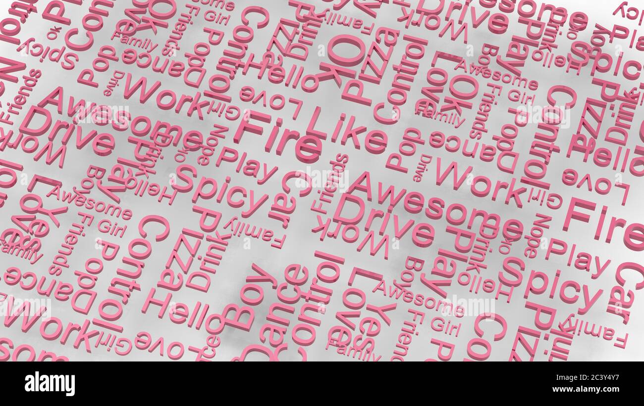 Random Words Background