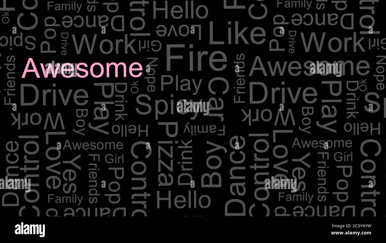 Random Words Wallpaper