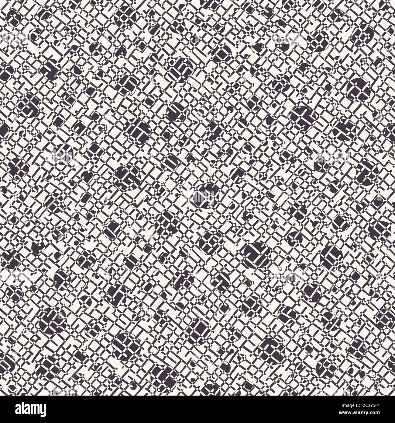 Seamless pattern. Hand drawn abstract hessian fabric texture. Stylish ...