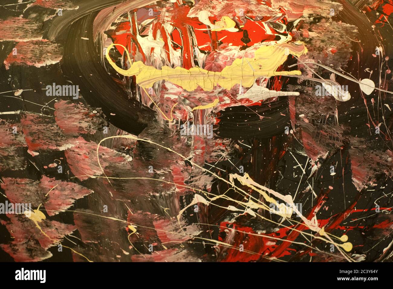 Oil painting art work of uninformative picture 1 Stock Photo - Alamy