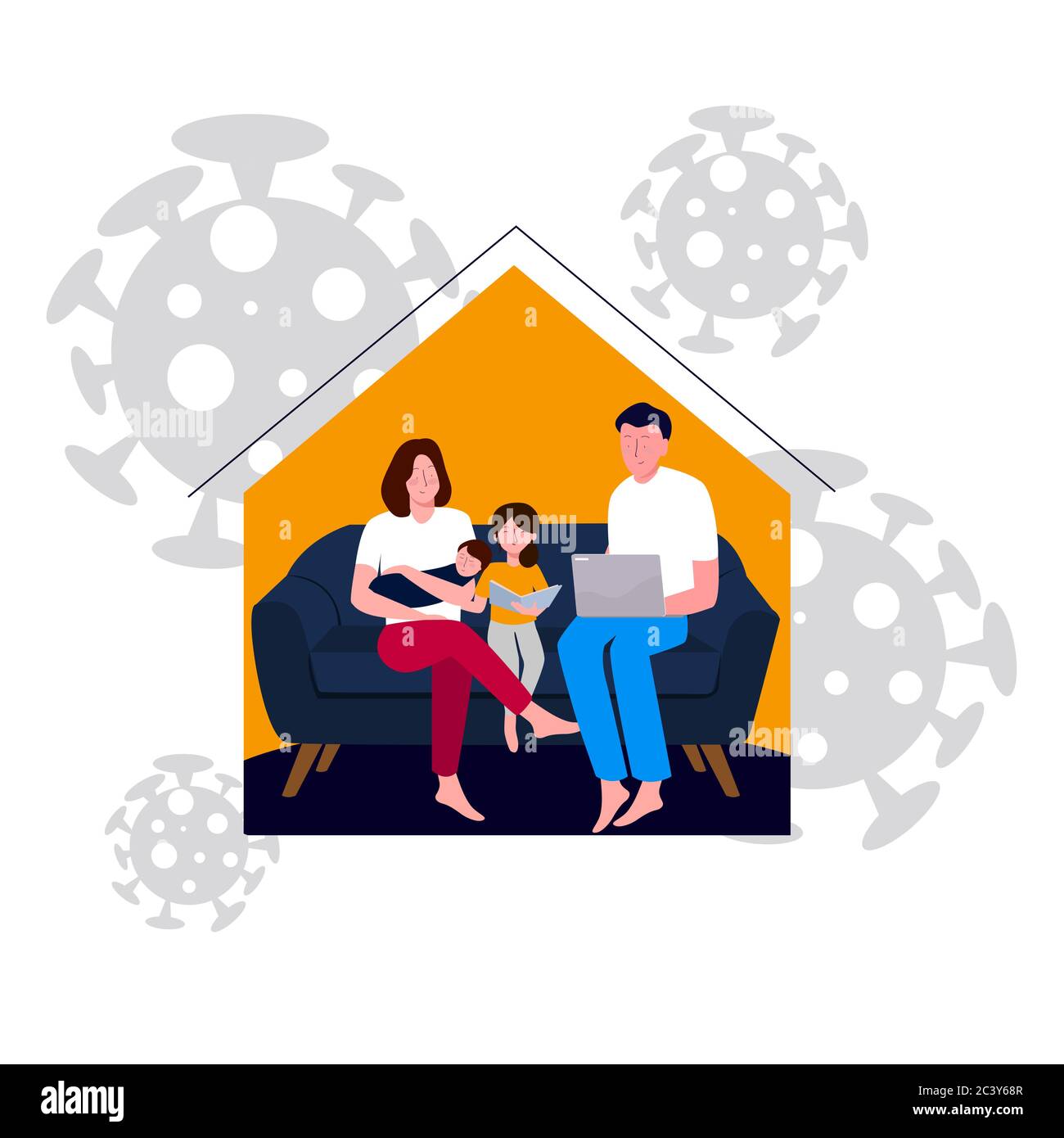 Family awareness protects against corona virus by doing activities ...