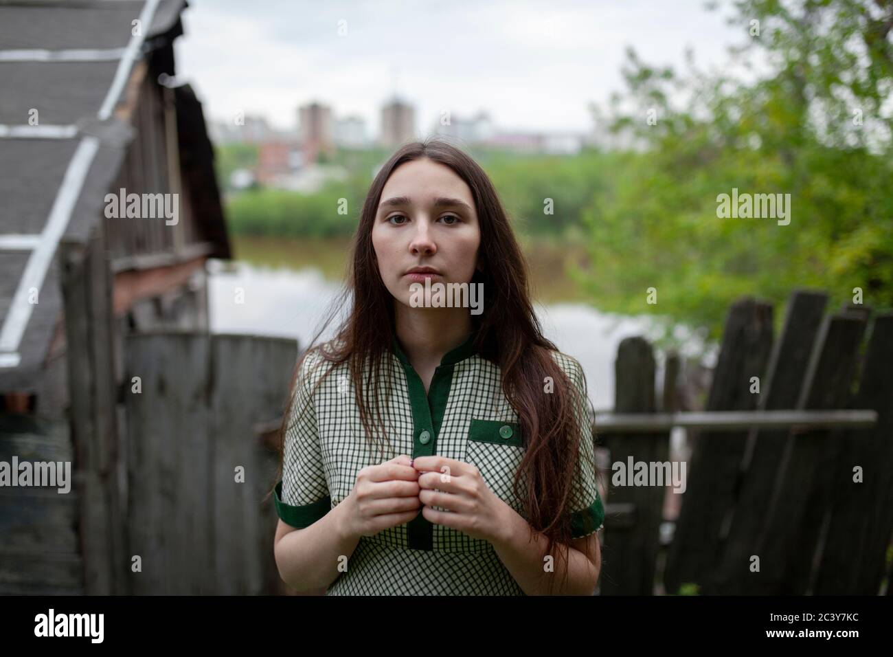 Russia woman village hi-res stock photography and images - Alamy