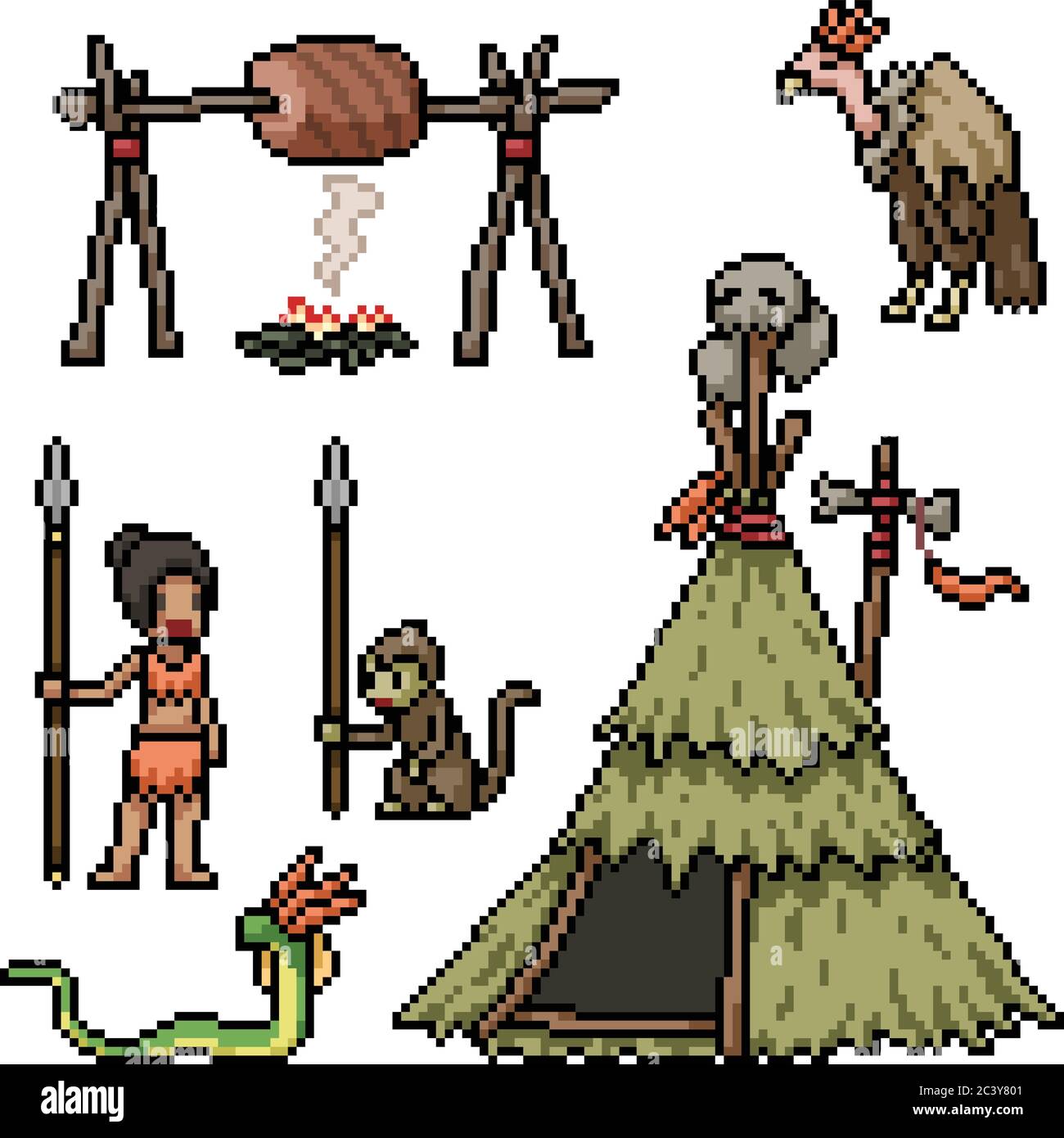 Primal bird Cut Out Stock Images & Pictures - Alamy