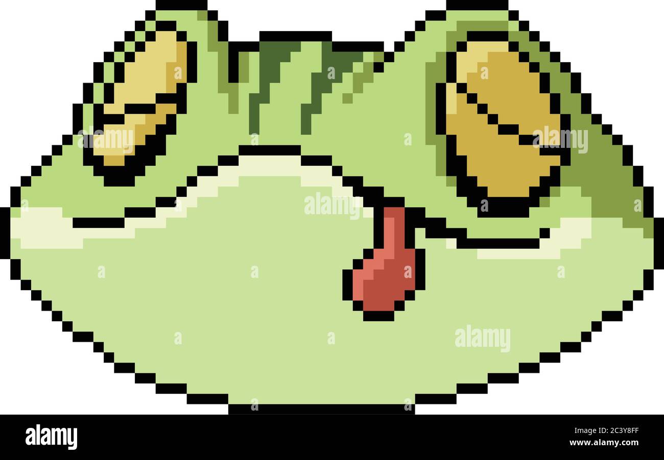 Pixel frog Stock Vector Images - Alamy