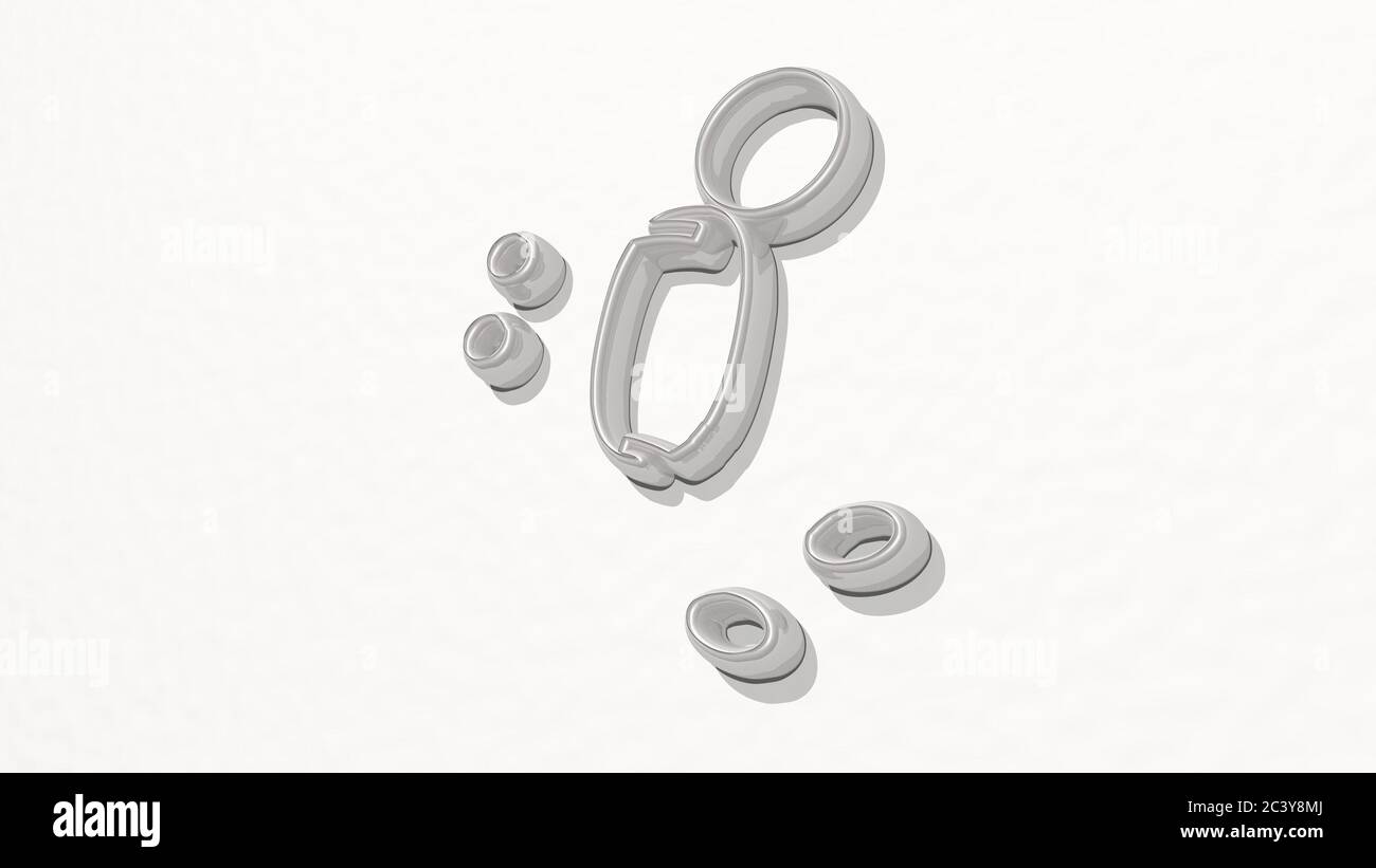 ant close: ant man jumping made by 3D illustration of a shiny metallic ...