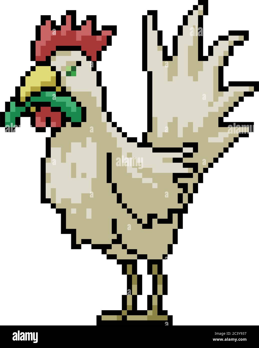 Pixel chicken hi-res stock photography and images - Alamy