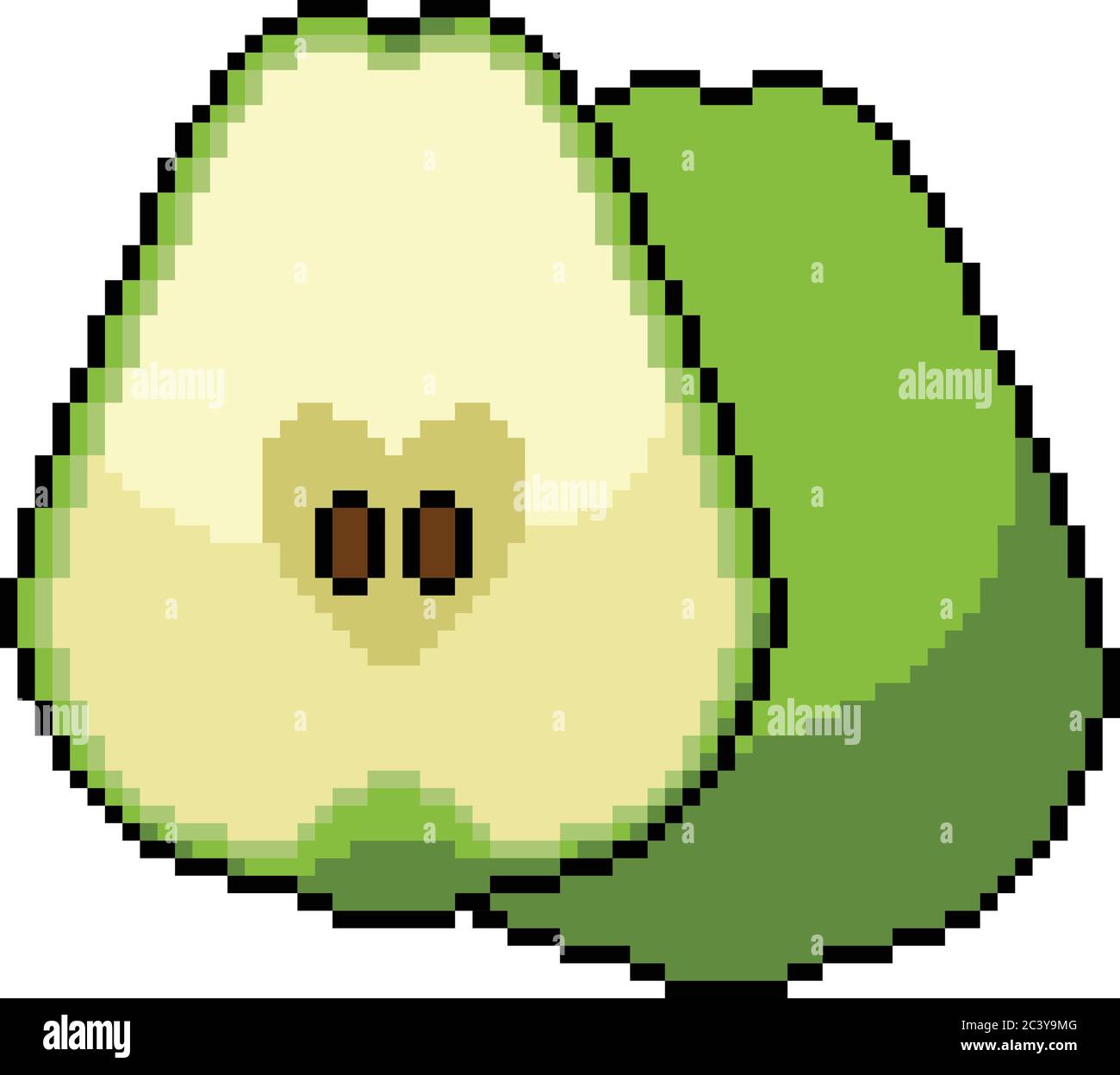 Pear pixel art hi-res stock photography and images - Alamy